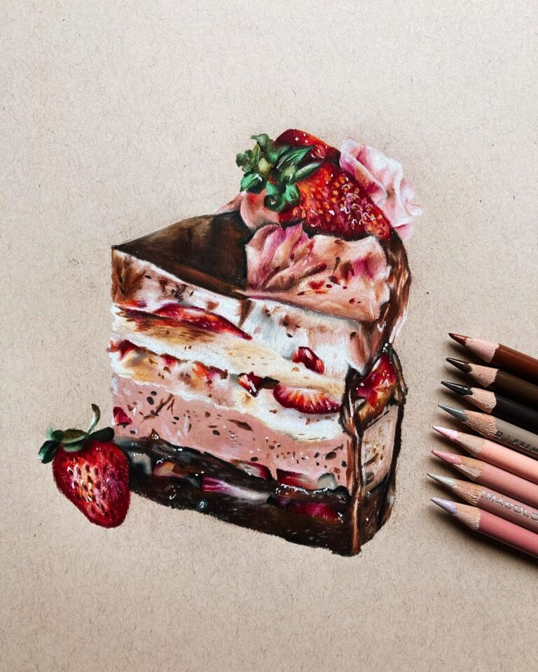 Best 10+ Birthday Cake Drawing » Mixing Images