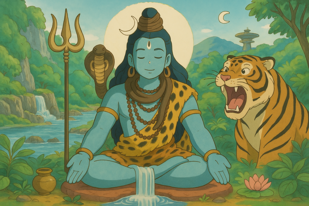 God Shiva Ghibli Art Style Images, Photo, Pic, Picture, Wallpaper ...